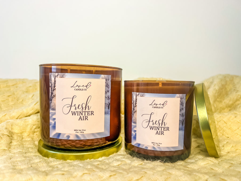 Fresh Winter Air Soy Candle – Loved Candle Company